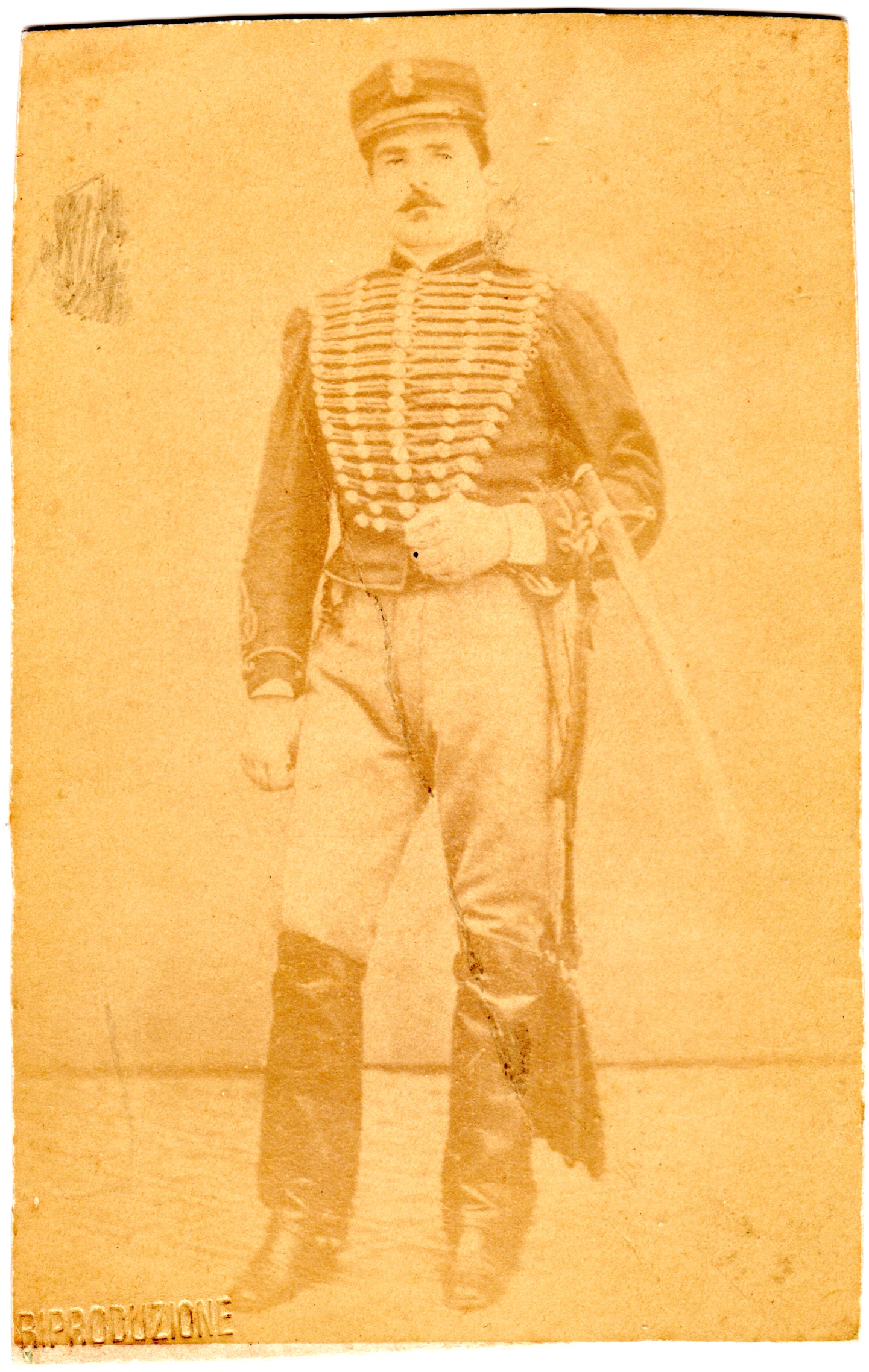 Ussari di Piacenza truppa 1859 – 1871 – Fotografia storica militare